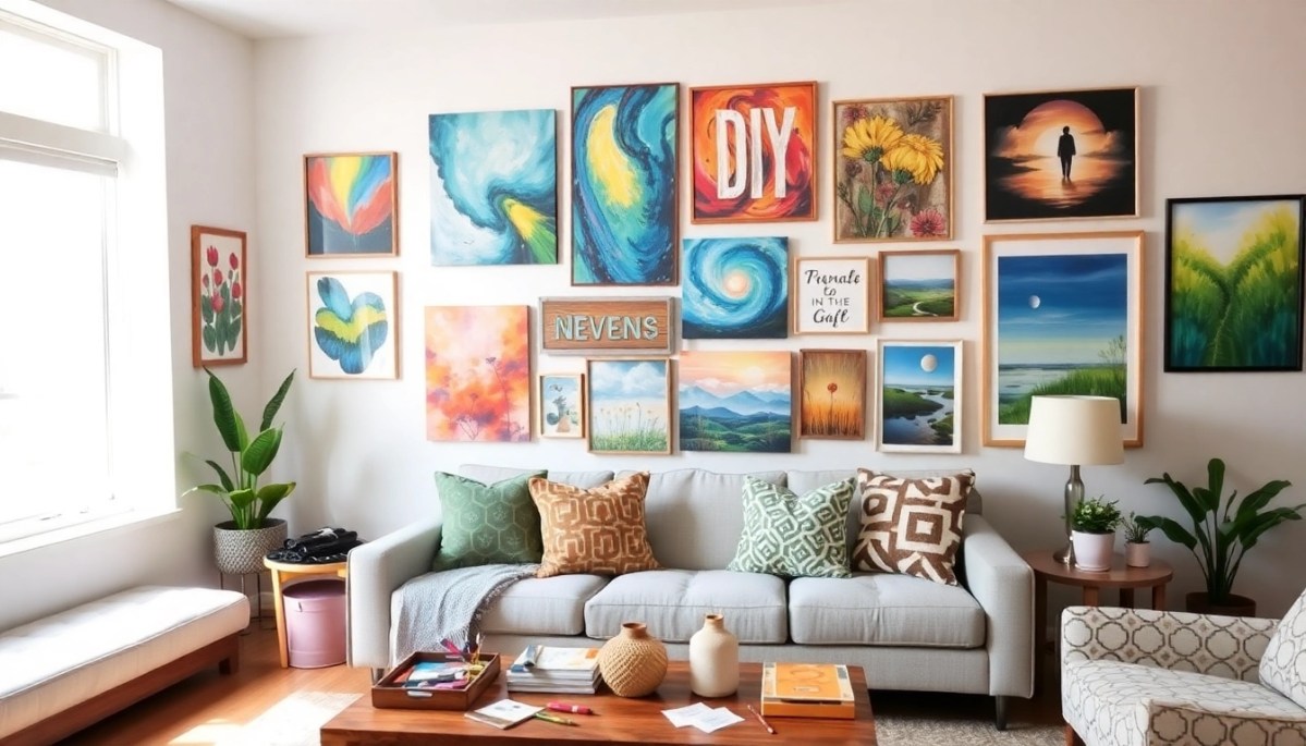 15 Creative DIY Wall Art Ideas That’ll Transform Your Space (You Won’t ...